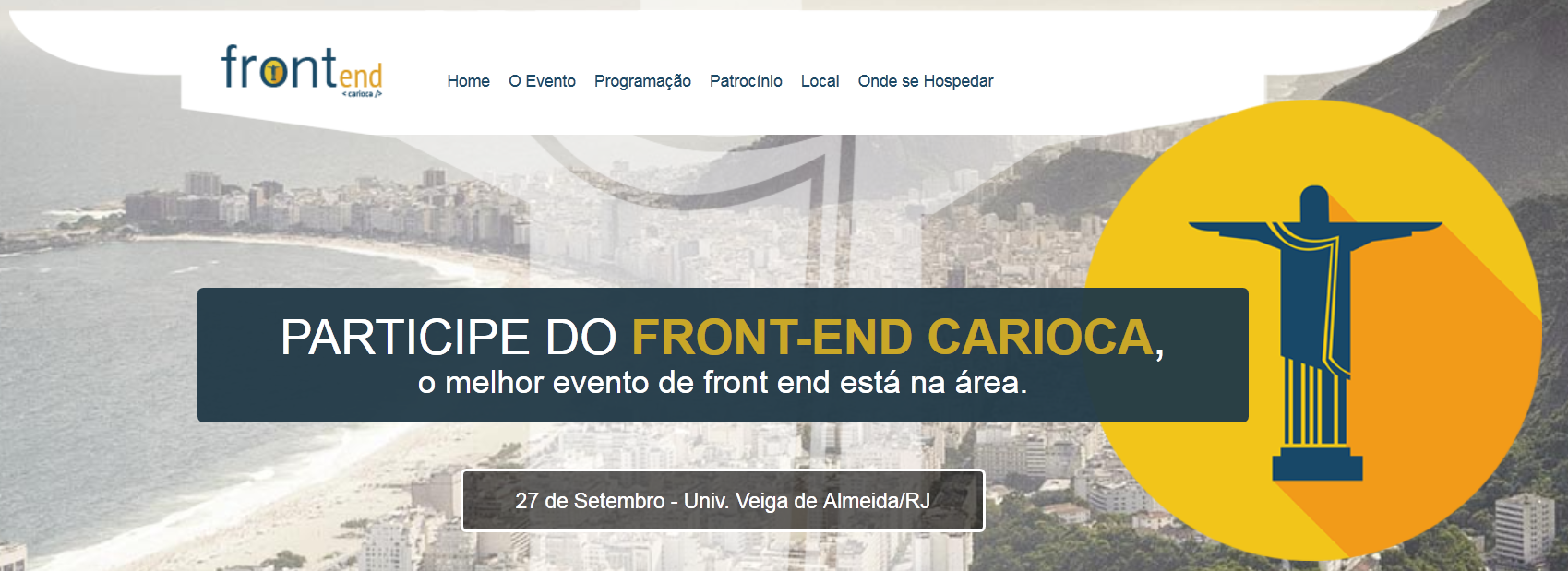 Vem ai o Frontend Carioca com apoio da HostHP – Blog da HostHP